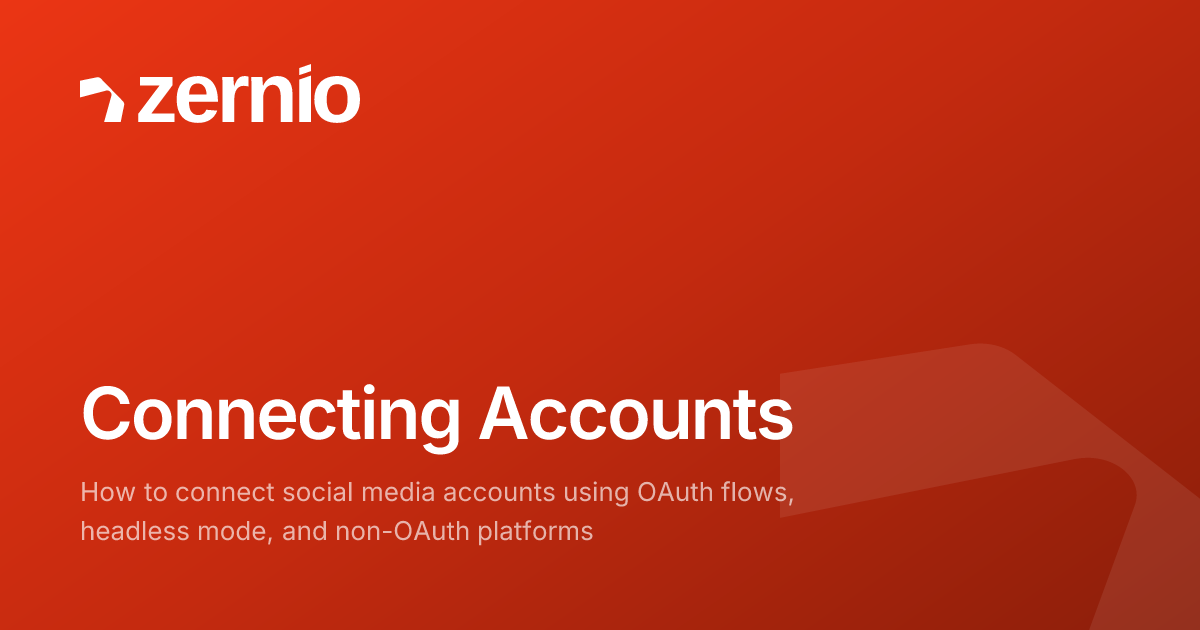 Connecting Accounts - Guides