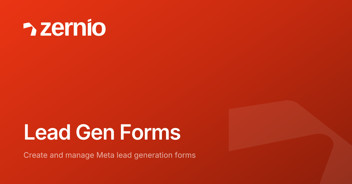 Lead Gen Forms - Platforms
